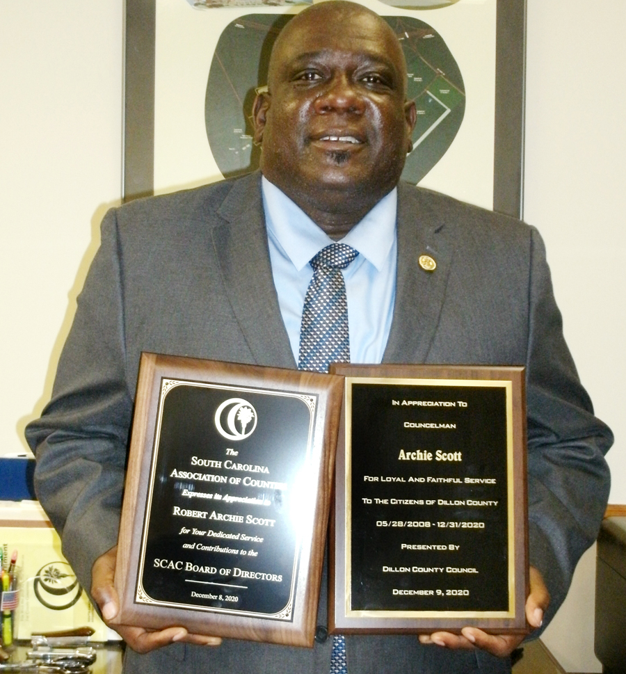 S.C. Association Of Counties Recognizes Service Of Archie Scott To ...